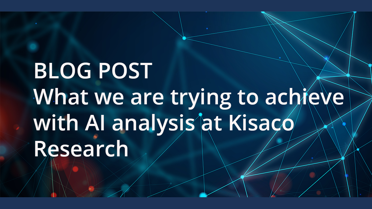 What We Are Trying To Achieve With Ai Analysis At Kisaco Research